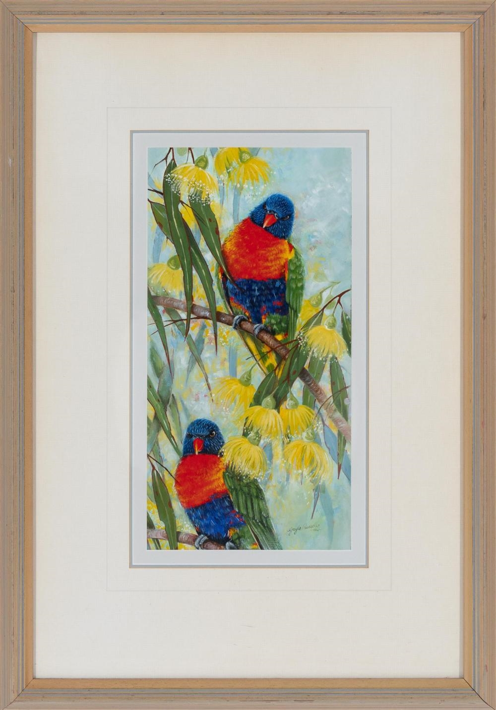 Gayle Russell | Lorikeets (1994) | MutualArt
