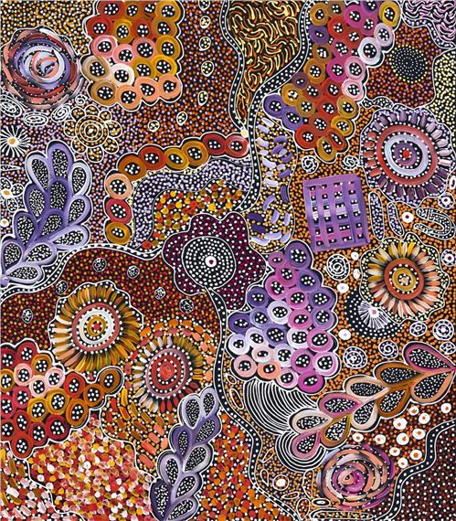 Janet Golder Kngwarreye | Yam Dreaming | MutualArt