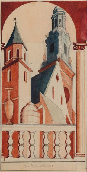 Jan Kaczmarkiewicz | View of Wawel Cathedral | MutualArt