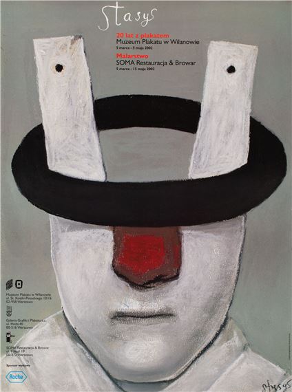 Stasys Eidrigevicius | Poster for the exhibtion Stasys. 20 lat z ...