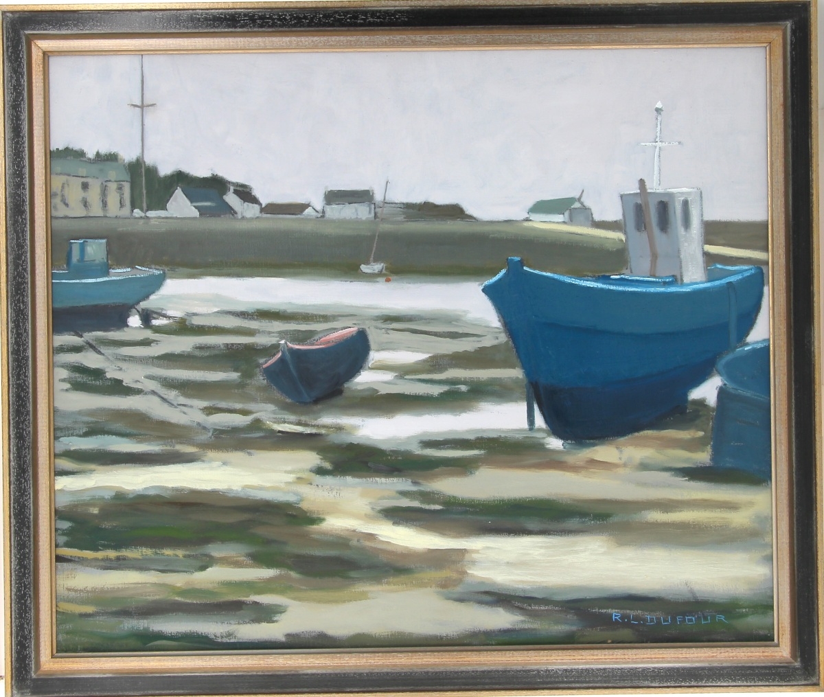 Roger Lucien Dufour | Bateaux de pêche à marée basse | MutualArt