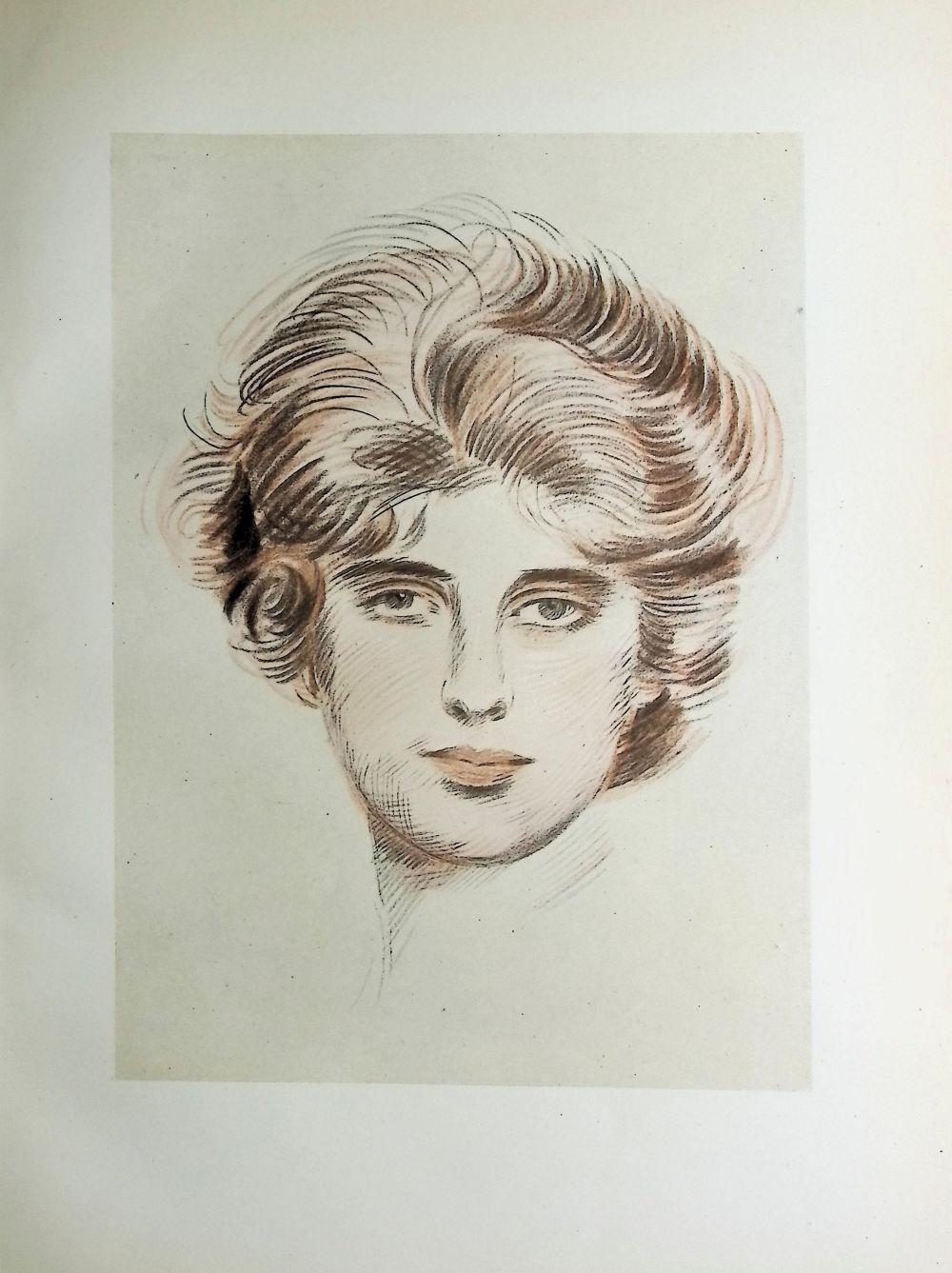 Paul César Helleu | Portrait of Madame Helleu (1913) | MutualArt