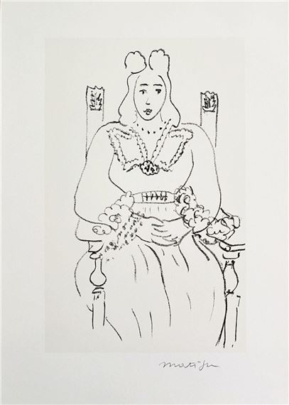 Henri Matisse | Henri Matisse (after) - Etude pour poème de Charles d ...