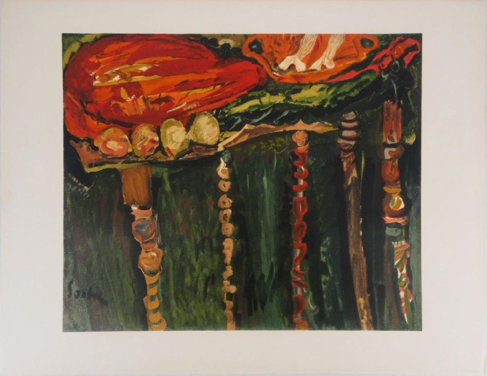 Chaim Soutine | Butcher's table (Circa 1965) | MutualArt