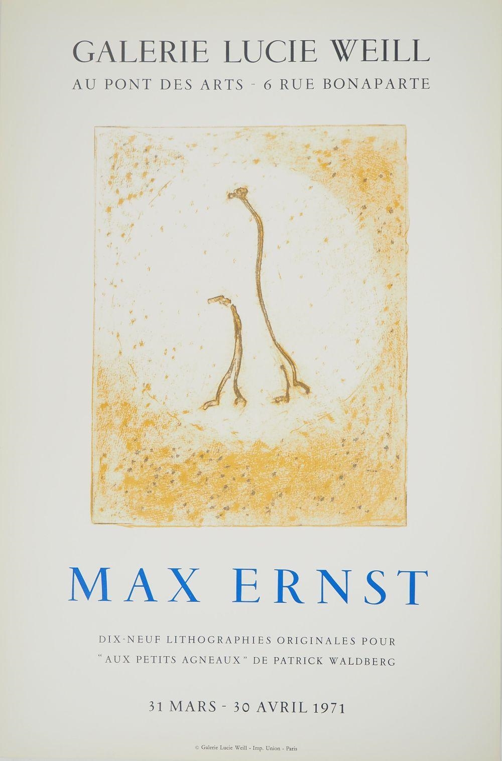 Max Ernst | Max ERNST - Slender couple (1971) | MutualArt