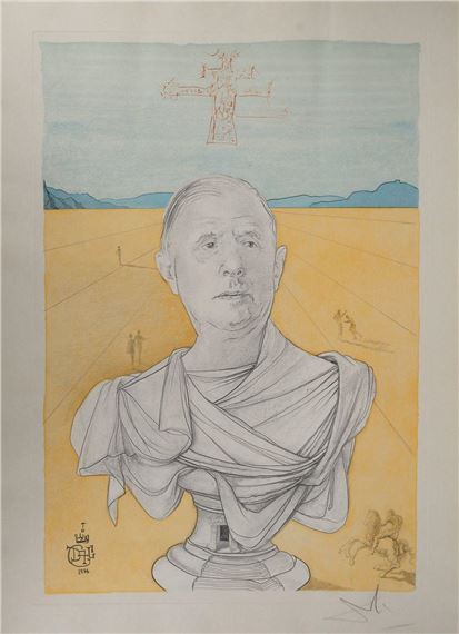 Salvador Dalí | Salvador DALI - Tribute to General De Gaulle (1974 ...