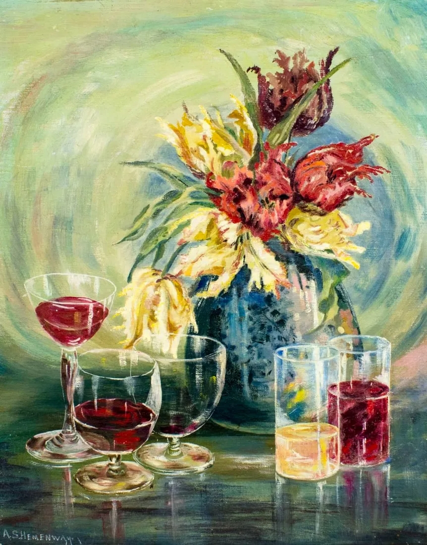 Alice Spaulding Hemenway | Still Life with Vase of Flowers | MutualArt