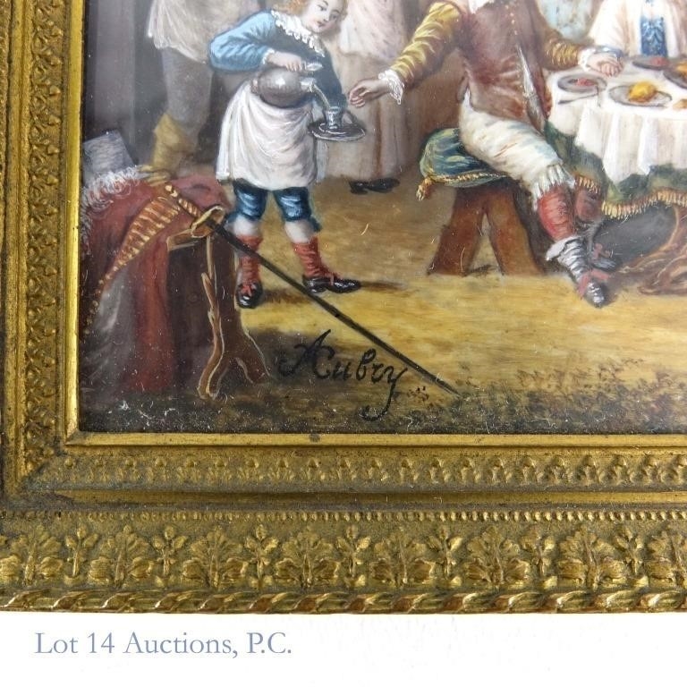 Louis François Aubry | Miniature Portrait (Circa 1900) | MutualArt