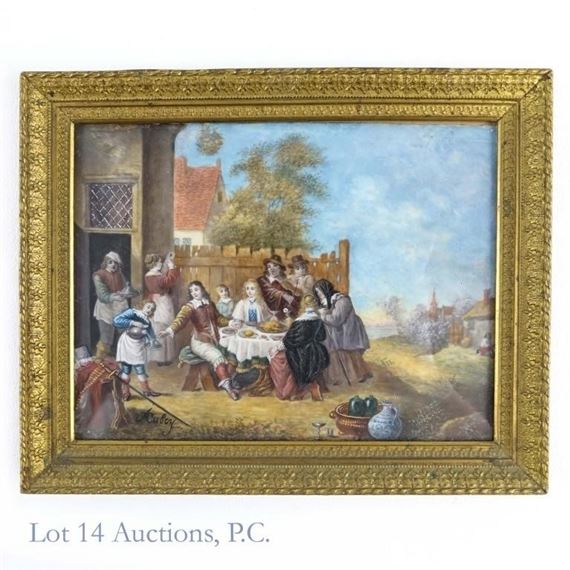 Louis François Aubry | Miniature Portrait (Circa 1900) | MutualArt