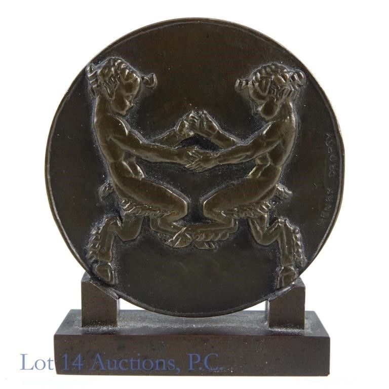 Henri Dropsy | Henry Dropsy Medallion (Circa 1925) | MutualArt