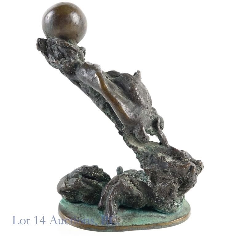 Rita Sargen | Brutalist Abstract Bronze Sculpture | MutualArt