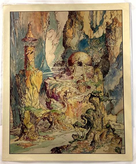 Michael William Kaluta | Michael Kaluta 1974 Rare Art Print | MutualArt