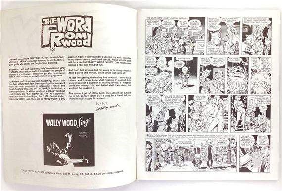 Wallace Wood | Wally Wood Sally Forth #3 Graphic Novel | MutualArt