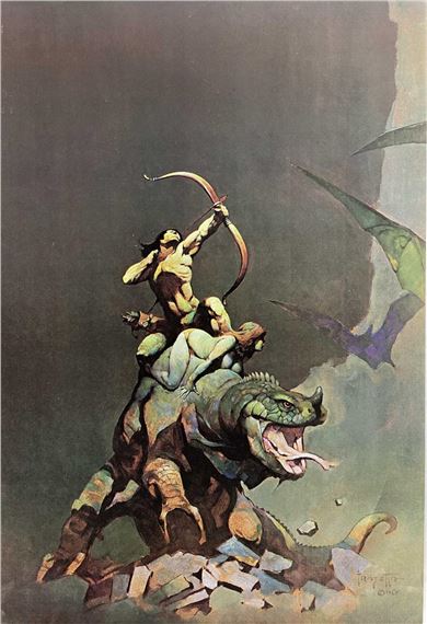 Frank Frazetta | Vintage 1970’s Frank Frazetta Art Prints | MutualArt