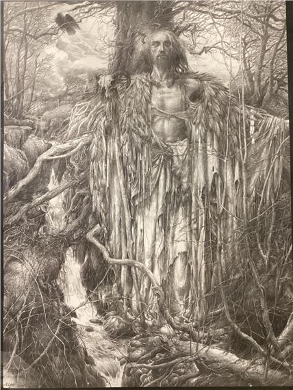 Alan Lee | 1987 Alan Lee Merlin Art Print | MutualArt