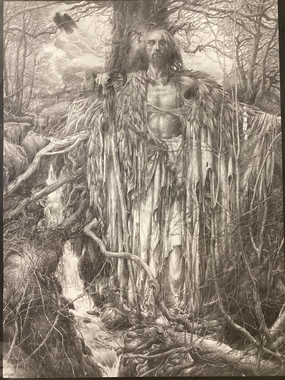 Alan Lee | 1987 Alan Lee Merlin Art Print | MutualArt