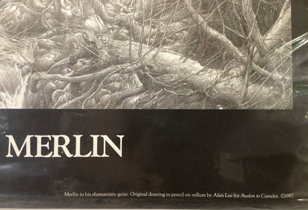 Alan Lee | 1987 Alan Lee Merlin Art Print | MutualArt