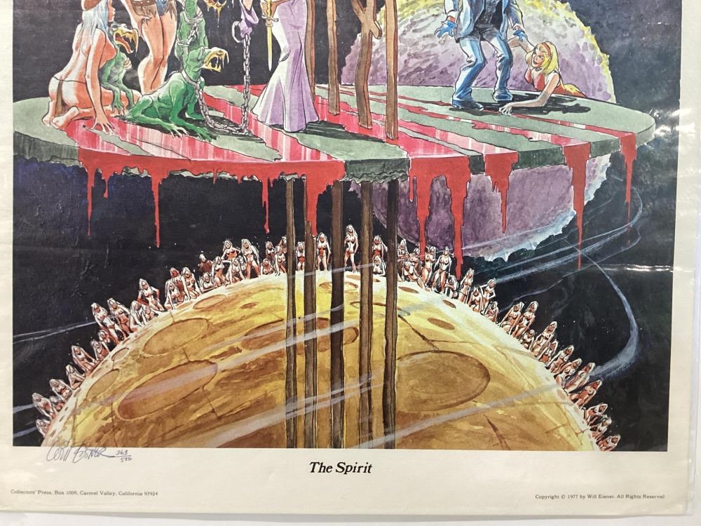 Will Eisner | Will Eisner 1977 The Spirit Limited Edition Signed Art ...
