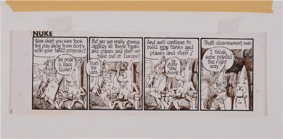 Bert Dodson | Three Strips: Bert Dodson Original Cartoon Art for Nuke ...