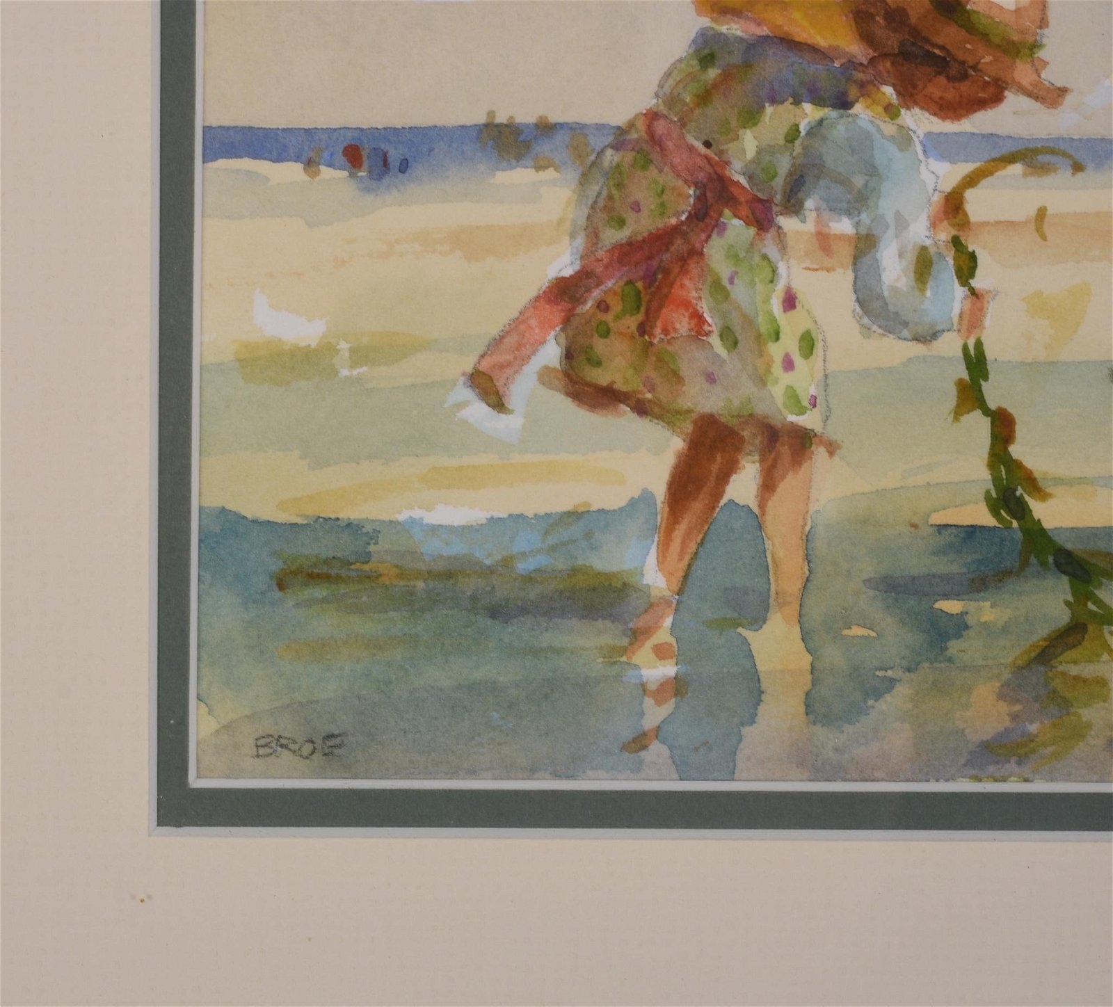 Vern Broe | Children at the Seashore | MutualArt