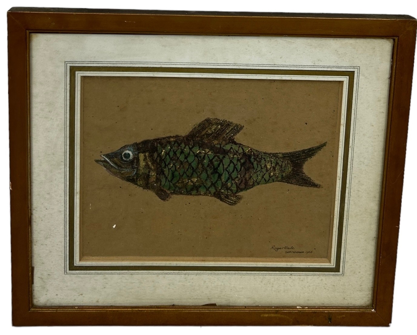 Roger Hale | A DEPICTING A FISH | MutualArt