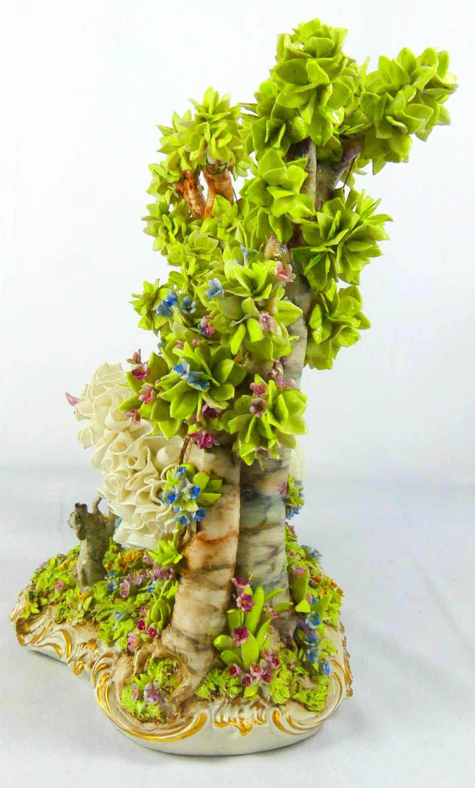 Luigi Fabris | LUIGI FABRIS PORCELAIN FIGURE ON SWING | MutualArt