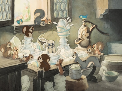 Samuel Armstrong | Snow White and the Seven Dwarfs Forest Animals ...