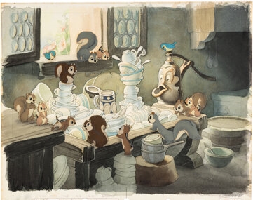 Samuel Armstrong | Snow White and the Seven Dwarfs Forest Animals ...