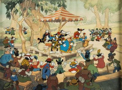 Ferdinand Horvath | The Band Concert RARE Color Model Cel Setup with ...