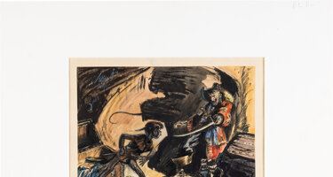 David S. Hall | Peter Pan Early Peter Pan and Captain Hook Concept ...