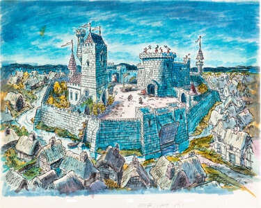 Ken Anderson | Robin Hood Original Concept Art Featuring Prince John's ...