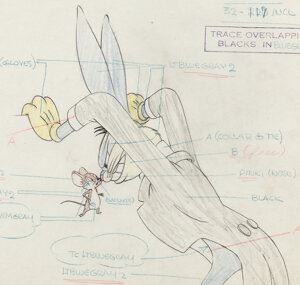 Warner Brothers | Rhapsody Rabbit Bugs Bunny and Mouse Color Model ...