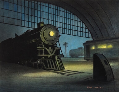 Max Fleischer | Superman The Magnetic Telescope Production Background ...