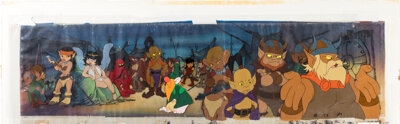 Ralph Bakshi | Wizards Elf Army Pan Production Cel with Key Master ...