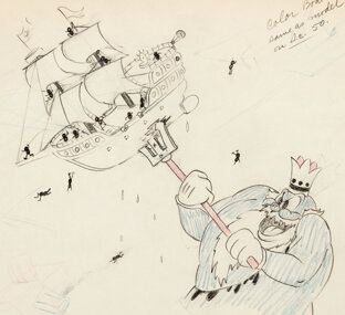 Walt Disney Studios | King Neptune Animation Drawing (Walt Disney ...