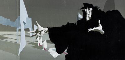 Paul Julian | The Hangman RARE Production Cel with Master Background ...