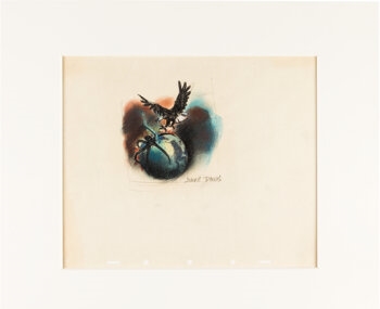Marc Davis | Victory Through Air Power Eagle and Octopus Pastel Concept ...
