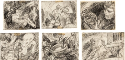 Albert Hurter | Snow White and the Seven Dwarfs Evil Queen Potion ...