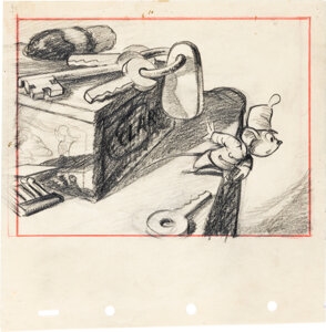 Don DaGradi | Dumbo Trio of Original Storyboards Featuring Timothy Q ...