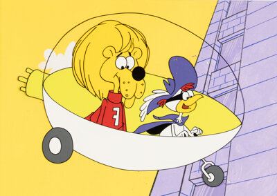 Jay Ward | Super Chicken - Fred and Super Chicken Publicity/Scene Cel ...