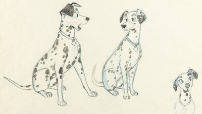 Walt Disney Studios | 101 Dalmatians Rare Pongo and Perdita Character ...