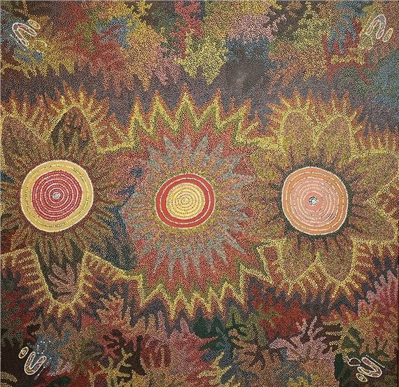 Eva Nelson Napaltjarri | Extra Large Aboriginal Artwork by Eva Nelson ...
