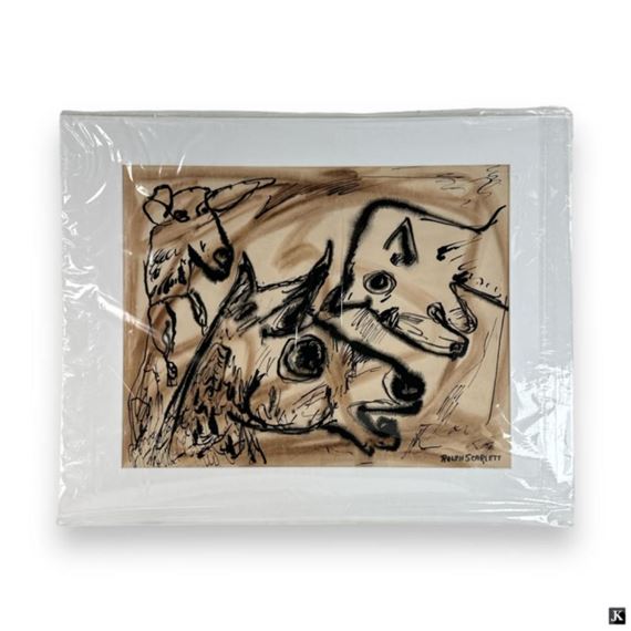 Rolph Scarlett | Animals Watercolor | MutualArt