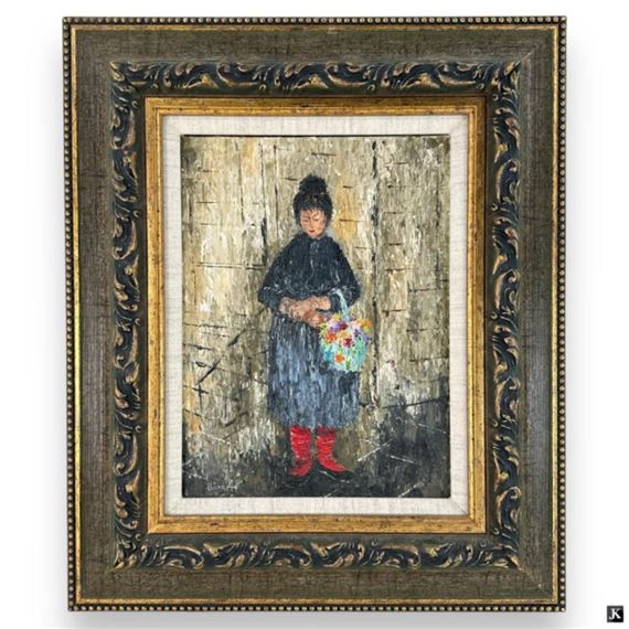 Mildred Barrett | Portrait Oil/Canva | MutualArt