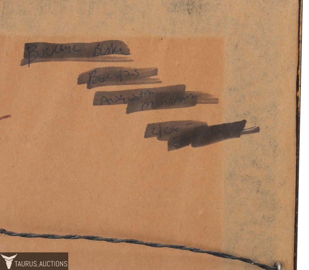 Buckeye Blake | Buckeye Blake Cowboy on Horseback Watercolor (1980 ...