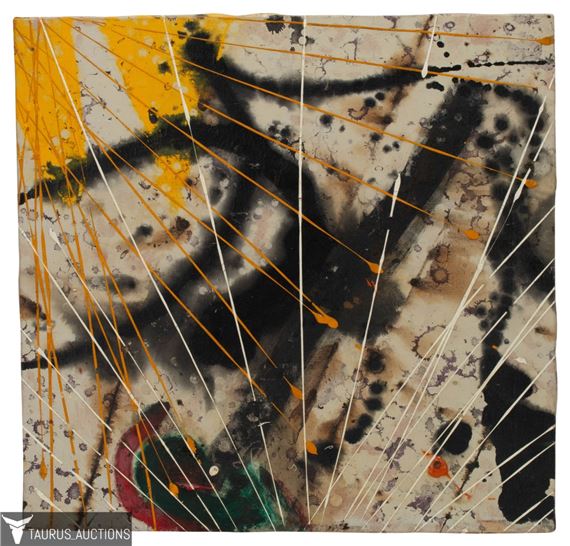 Robert Berger | Robert Berger The Runner Abstract Painting (1972 ...