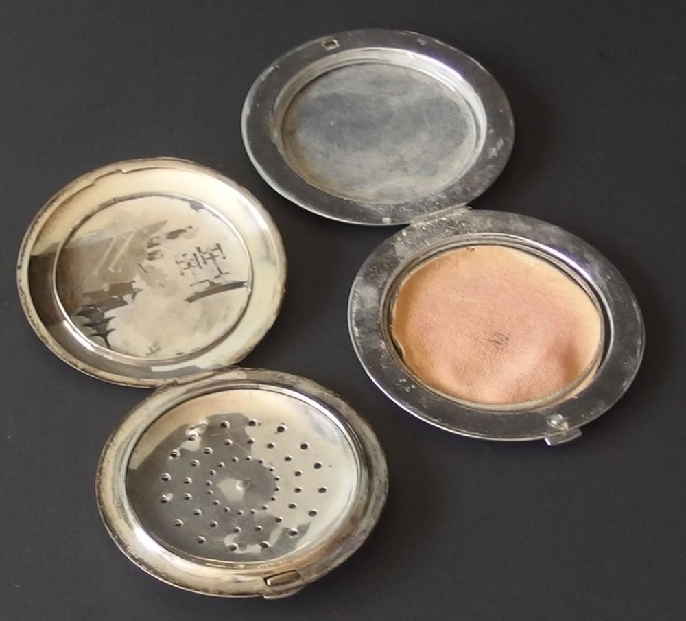 Sterling | VINTAGE STERLING JAPANESE COMPACTS (2 | MutualArt