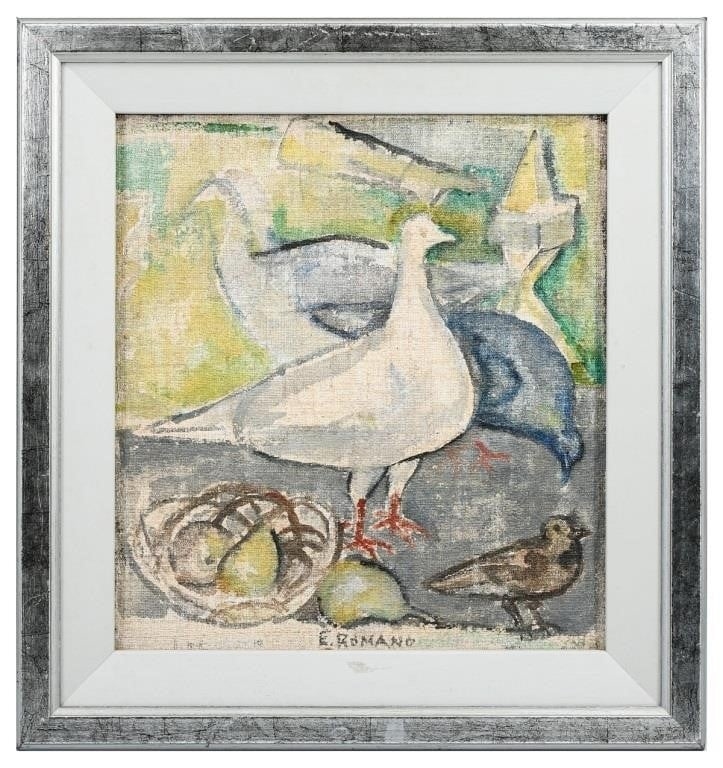 Emanuel Glicenstein Romano | EMMANUEL ROMANO MODERNIST STILL LIFE WITH ...