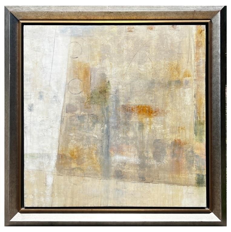 Martin | LARGE ABSTRACT PAINTING SIGNED MARTIN | MutualArt
