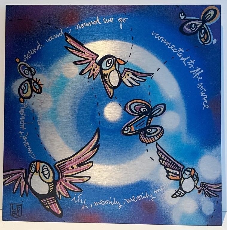 David Lebo LeBatard | LEBO BRUSHED ALUMINUM ART BOND | MutualArt